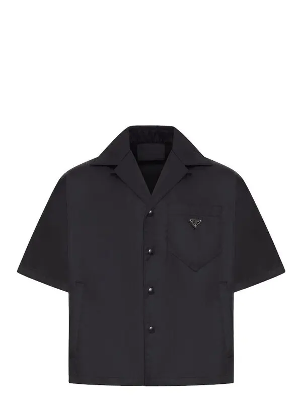 Prada Short-sleeved Re-nylon Shirt - Black