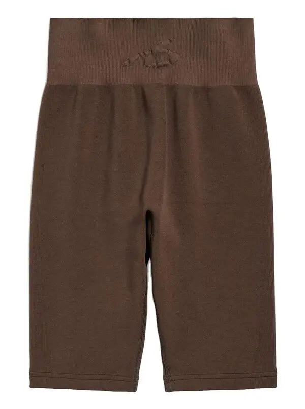 Balenciaga Seamless Cycling Shorts - Brown