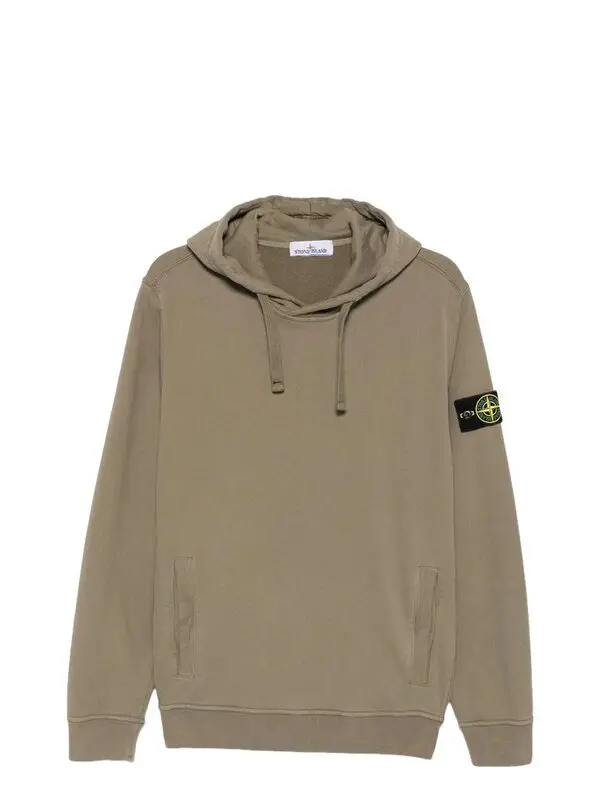 Stone Island Cotton Hoodie - Green