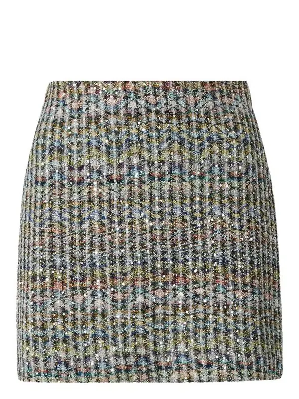 Missoni Sequined A-line Mini Skirt - Gray