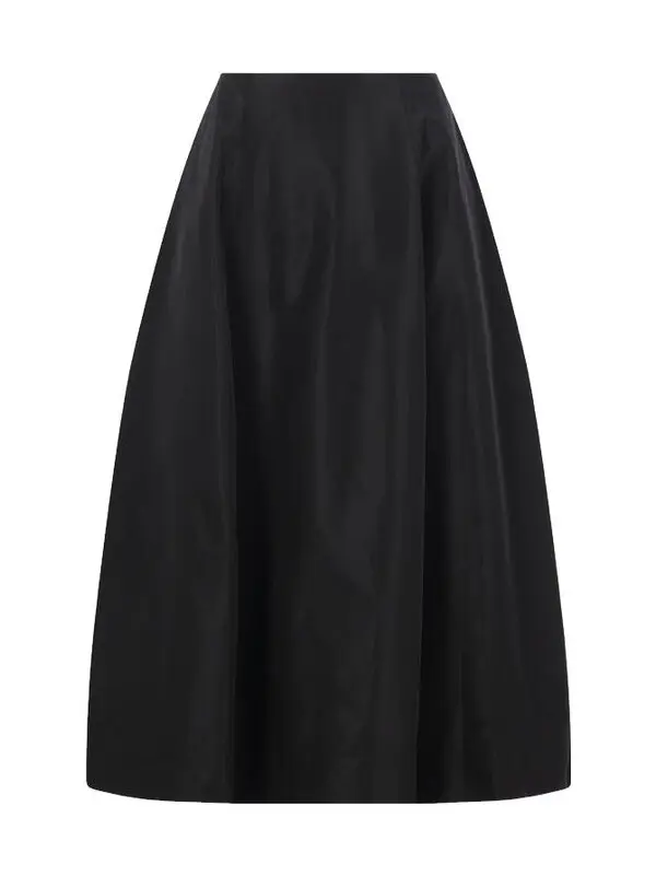 Simone Rocha Taffeta Circle Skirt - Black
