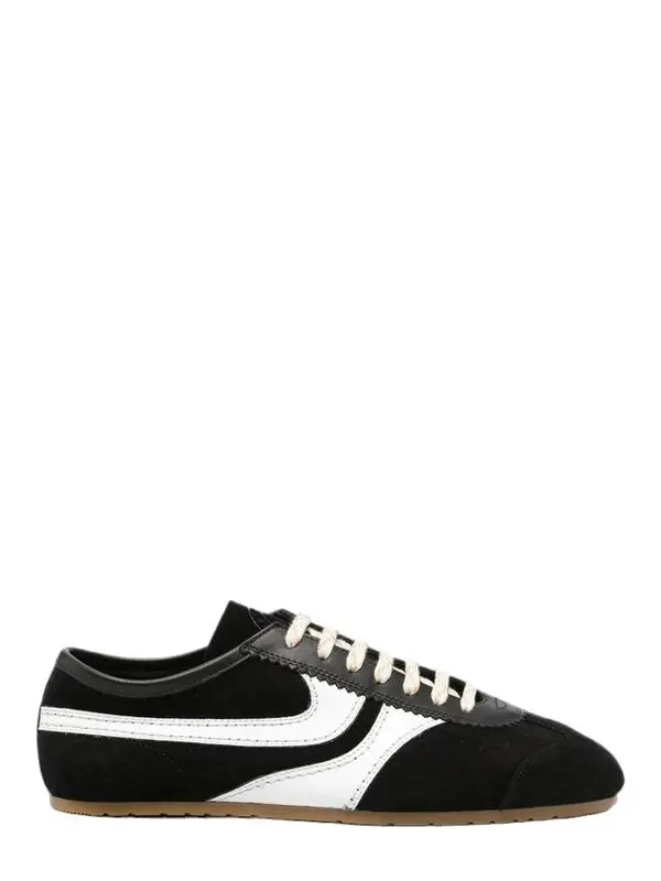 Dries Van Noten Suede Low-top Trainers - Black