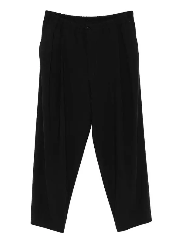 Giorgio Armani Virgin Wool Trousers - Blue