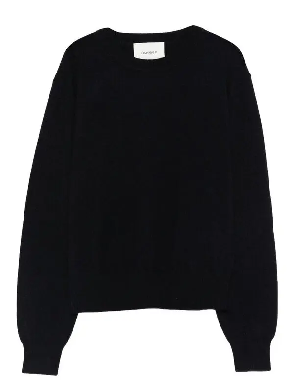 LISA YANG Cashmere Long Sleeve Pullover - Cream