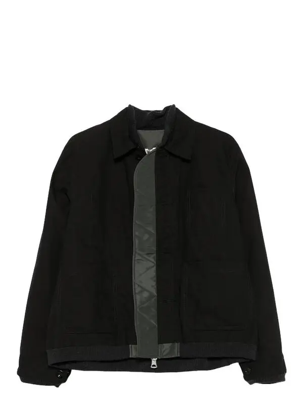 Sacai Reversible Quilted Bomber Jacket - Black