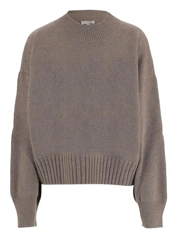 Malo Ribbed Cashmere Jumper - Brown