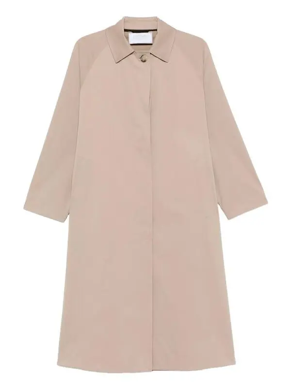 Harris Wharf London Single Breasted Coat - Cream