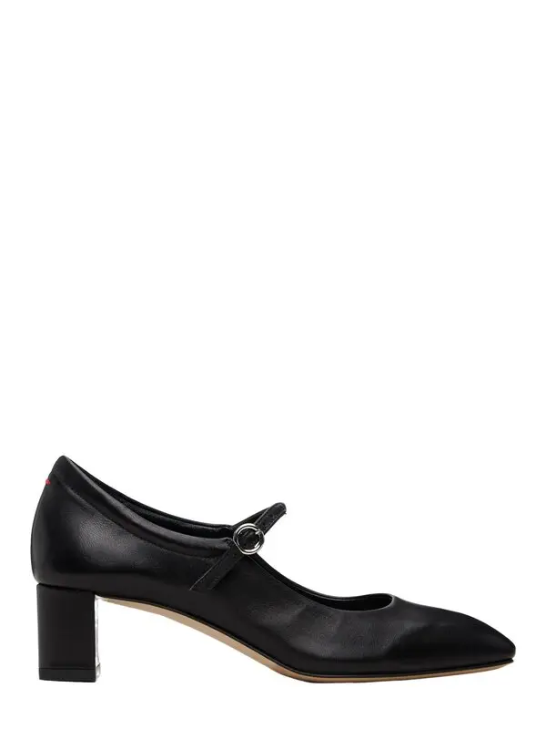 AeydĒ Lina Mary Jane High Heels - Black
