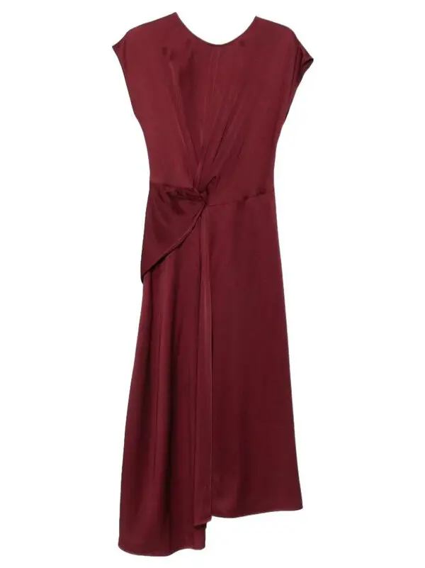 Victoria Beckham Aria Midi Dress - Red