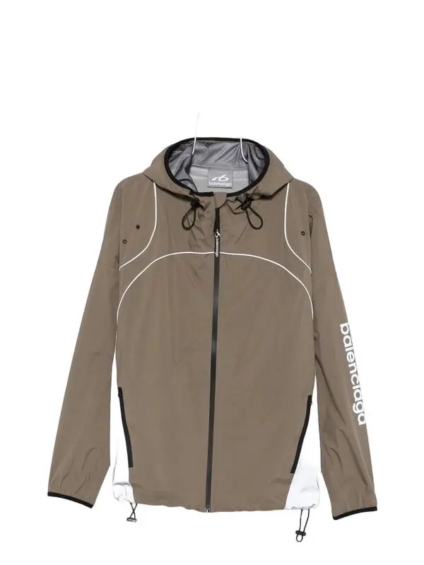 Balenciaga Grey Jackets Hooded Jackets - Gray