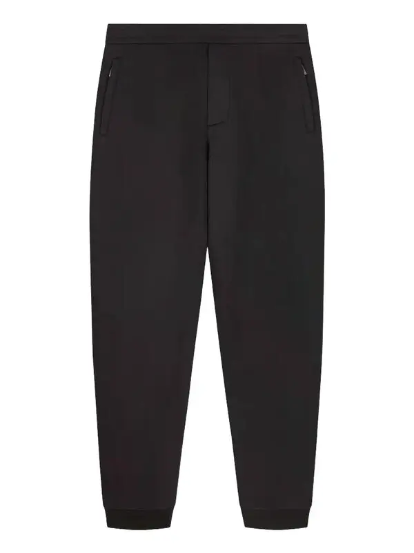 Emporio Armani Logo-plaque Track Pants - Black