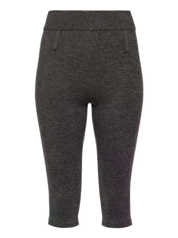 Magda Butrym Wool Knee-length Shorts - Brown