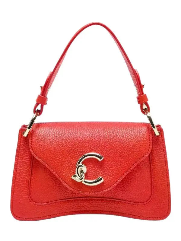 COCCINELLE Mini C-me Leather Shoulder Bag - Red