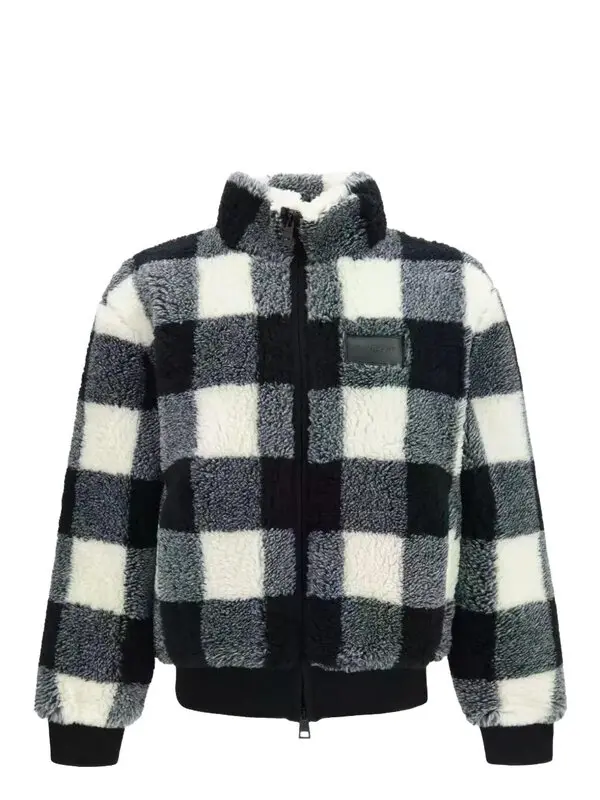 Givenchy Checked Bomber Jacket - White