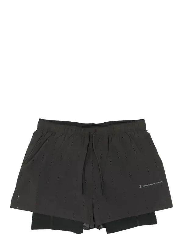 On X Paf Zero 2-in-1 Shorts - Black