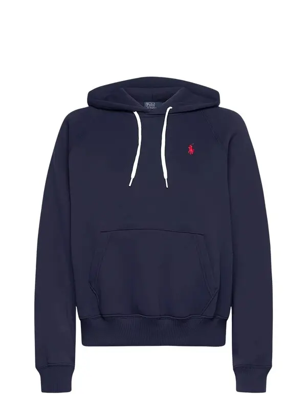 Ralph Lauren Embroidered Logo Hooded Sweatshirt - Navy