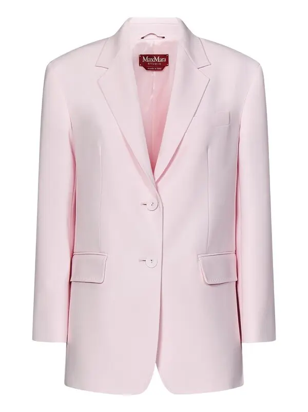 Max Mara Single-breasted Blazer And Trousers Set - Pink