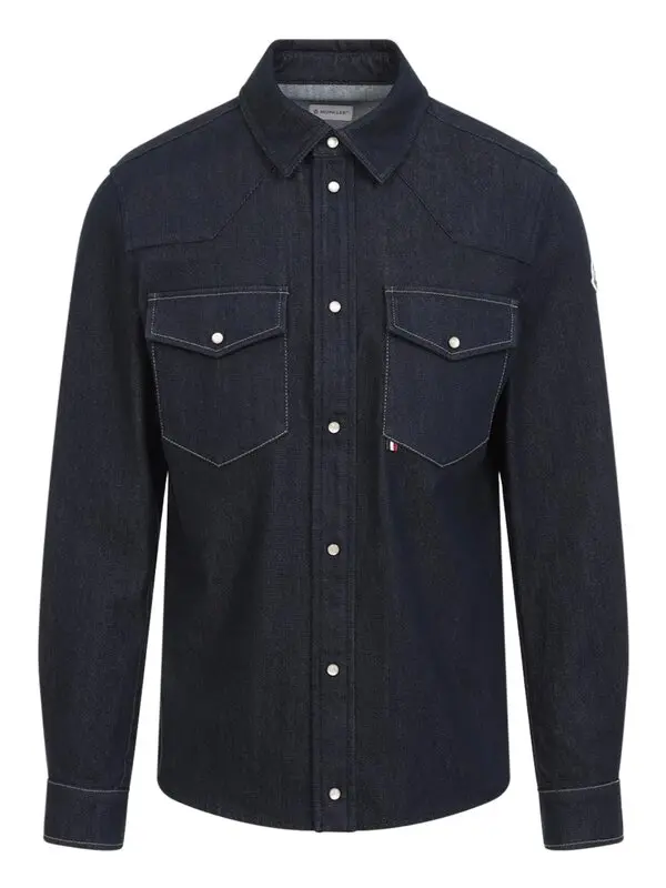 Moncler Denim Shirt - Blue