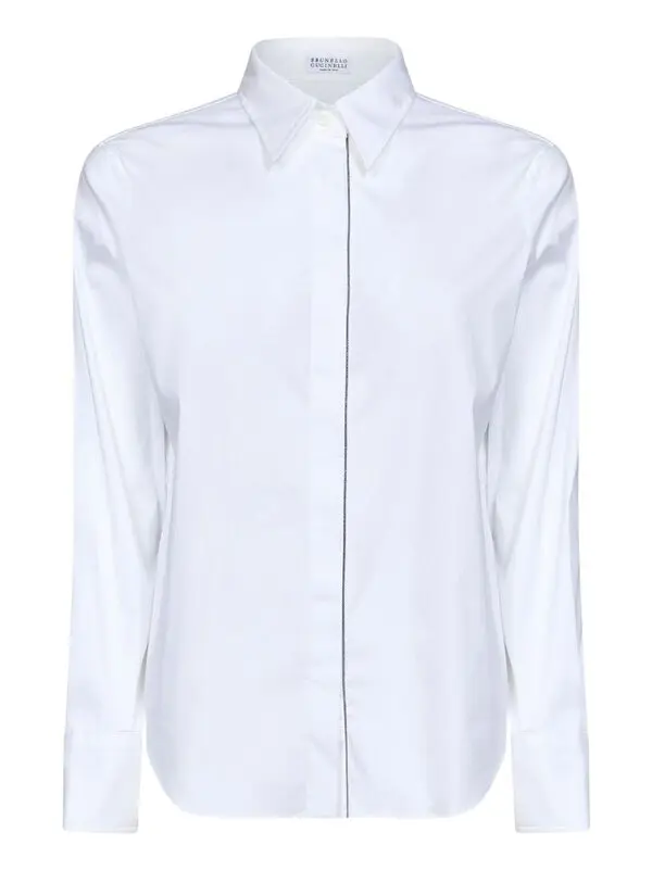Brunello Cucinelli Cotton Blend Shirt - Multicolor