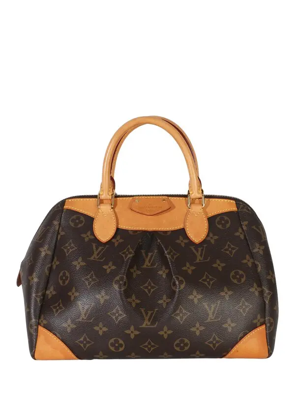 LOUIS VUITTON Monogram Canvas Segur Nm Top Handle Bag - Brown