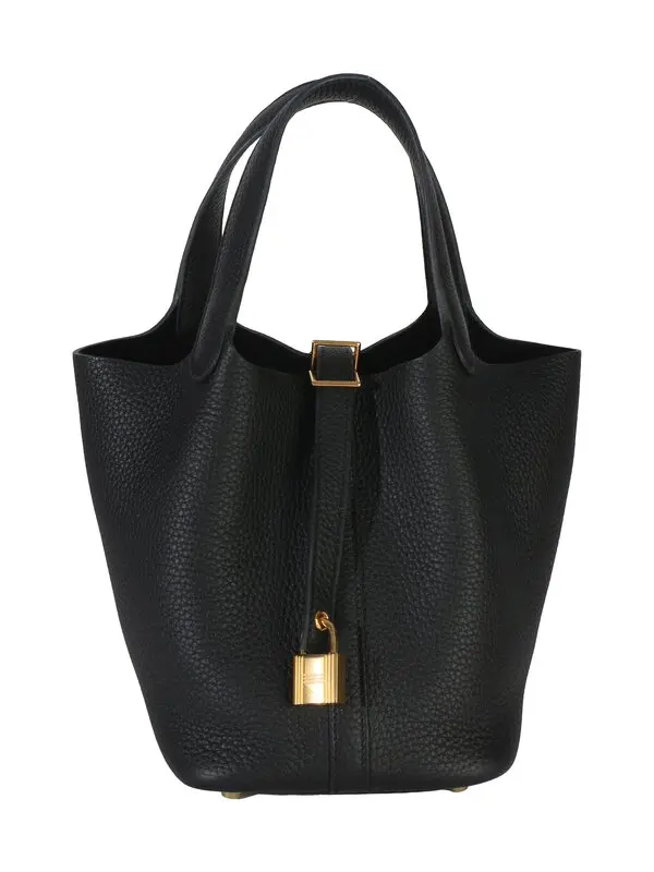 Hermès Clemence Picotin Lock 18 Phw - Black