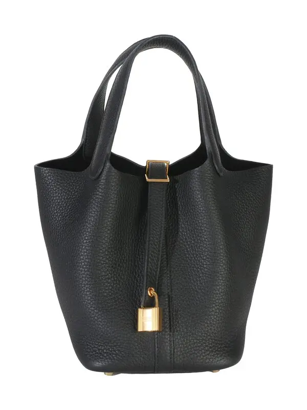 Hermès Clemence Picotin Lock 18 Phw - Black