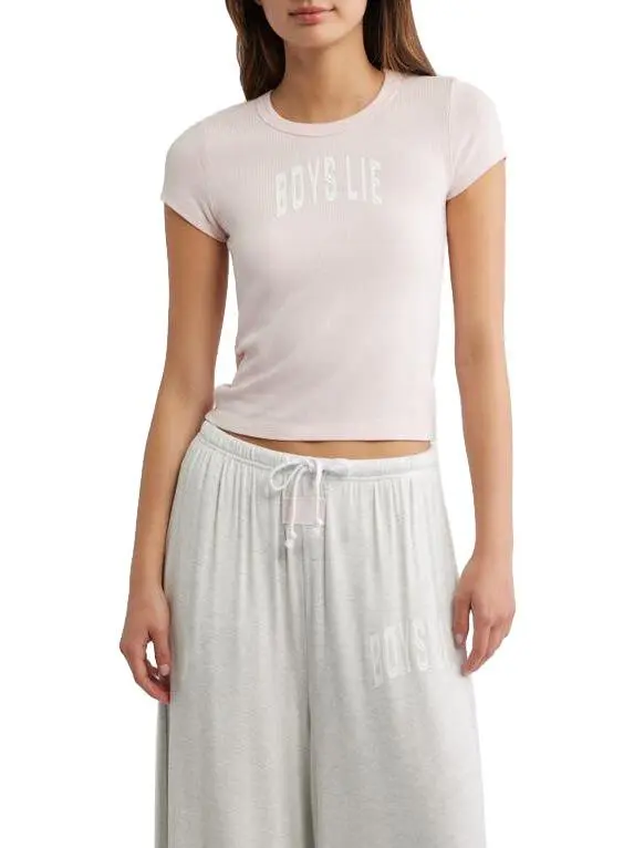 BOYS LIE Graphic Baby Tee - Pink