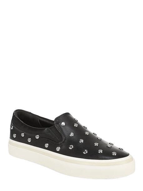 Vince Blair Studded Slip-on Sneakers - Black