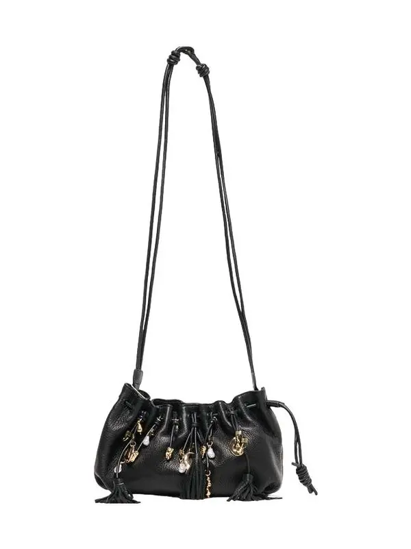 Dolce Vita Tori Leather Shoulder Bag - Black