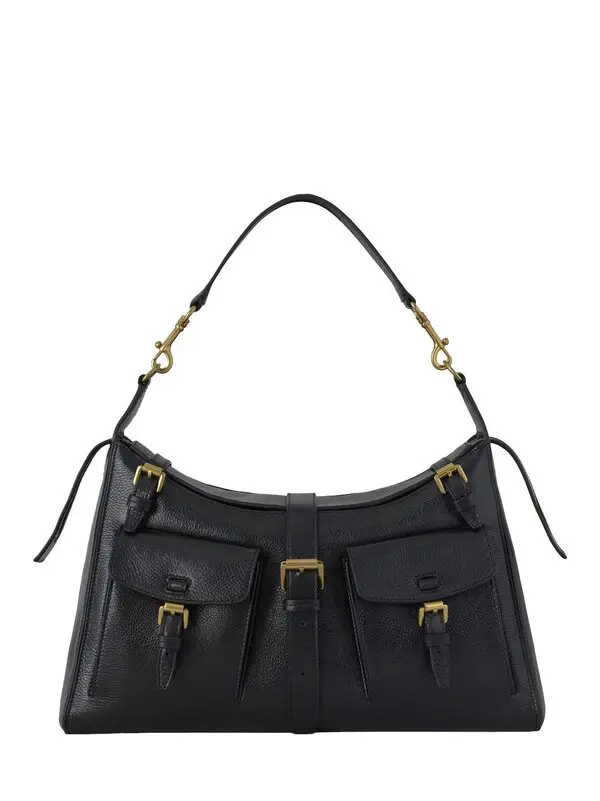 Mulberry Small Roxanne Leather Shoulder Bag - Black