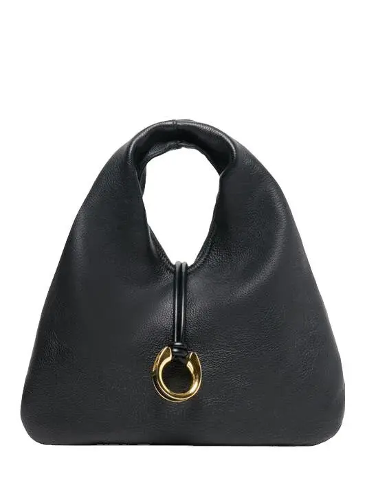Dolce Vita Martin Leather Hobo Bag - Black