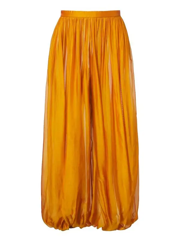 Retrofete Evola Chiffon Balloon Pants - Orange