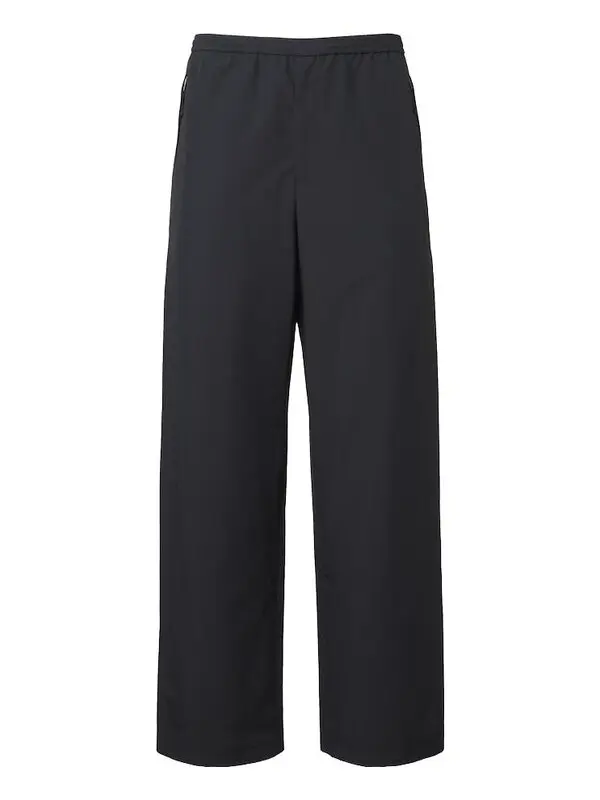 JIL SANDER Wide-leg Technical Trousers - Black