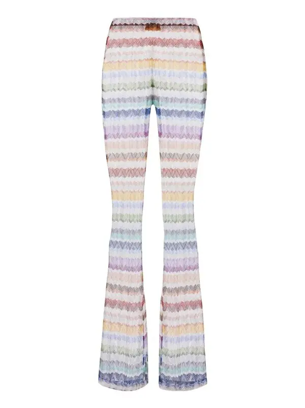 Missoni Zigzag Flared Pants - Multicoloured