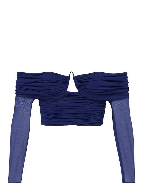 Christopher Esber Draped Top - Blue