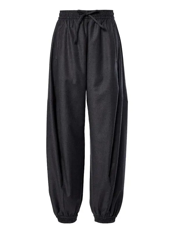 RÓHE Virgin Wool Balloon Pants - Grey