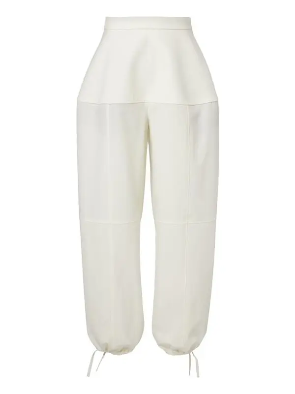 RÓHE Virgin Wool Balloon Pants - White