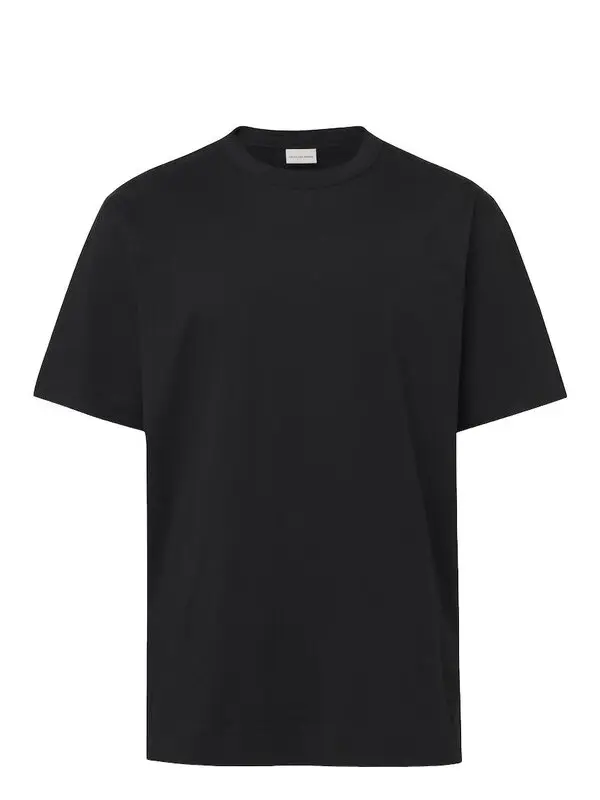 Dries Van Noten Cotton Jersey T-shirt - Black