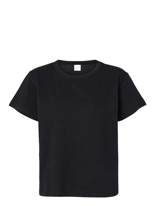 LESET Margo Cotton Jersey T-shirt - Black