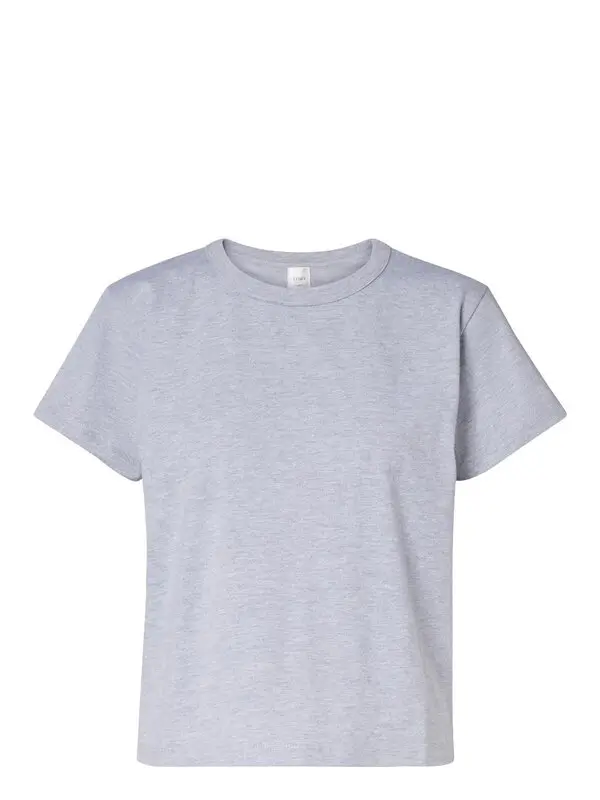LESET Margo Cotton Jersey T-shirt - Grey