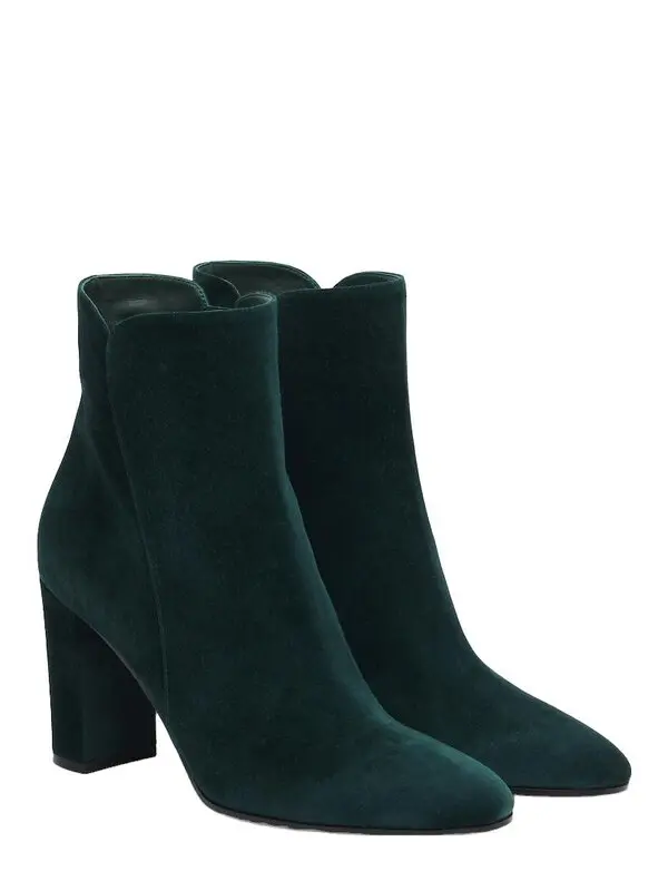 GIANVITO ROSSI Suede Ankle Boots - Green