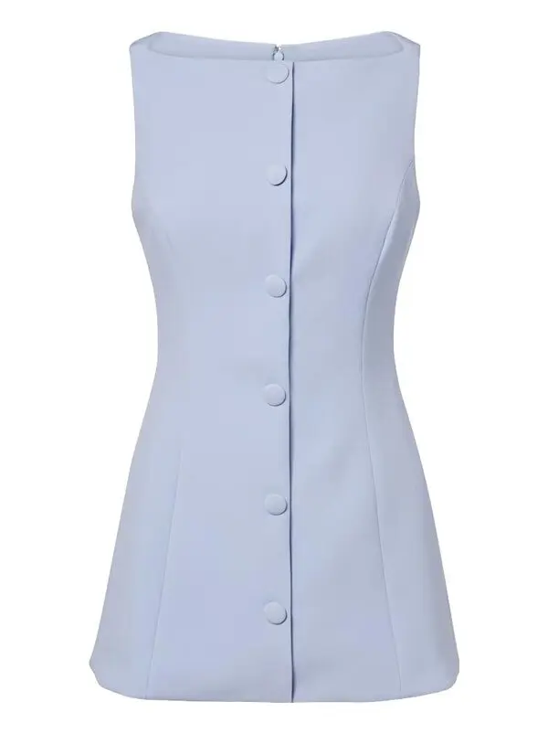 Safiyaa Robbie Crepe Top - Blue