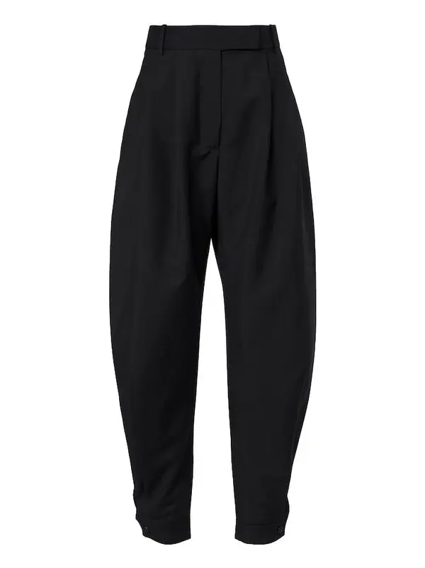 RÓHE Wool And Mohair Balloon Pants - Black
