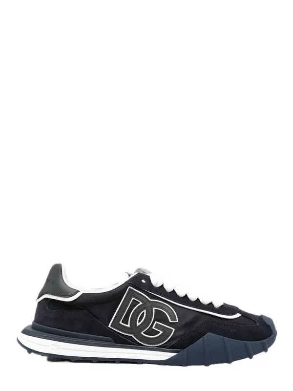 Dolce & Gabbana Low-top Panelled Sneakers - Blue