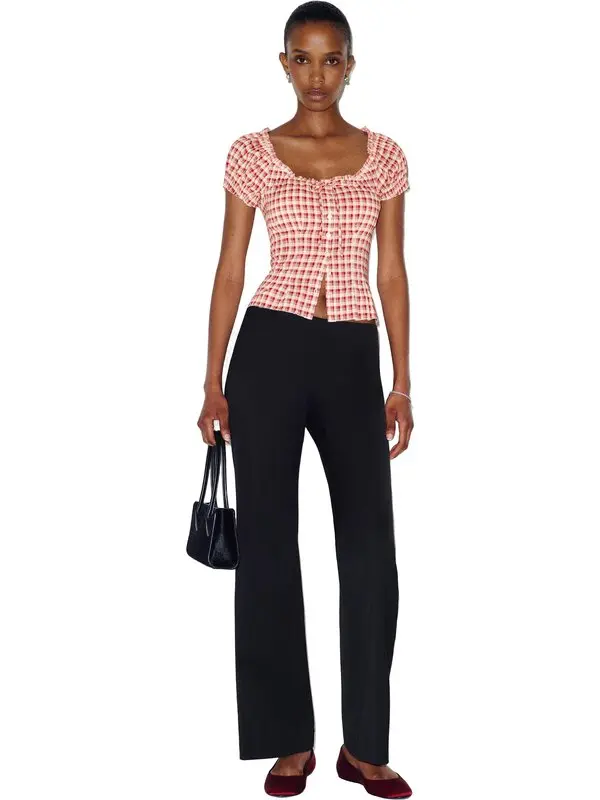 REFORMATION Adina Top - Red