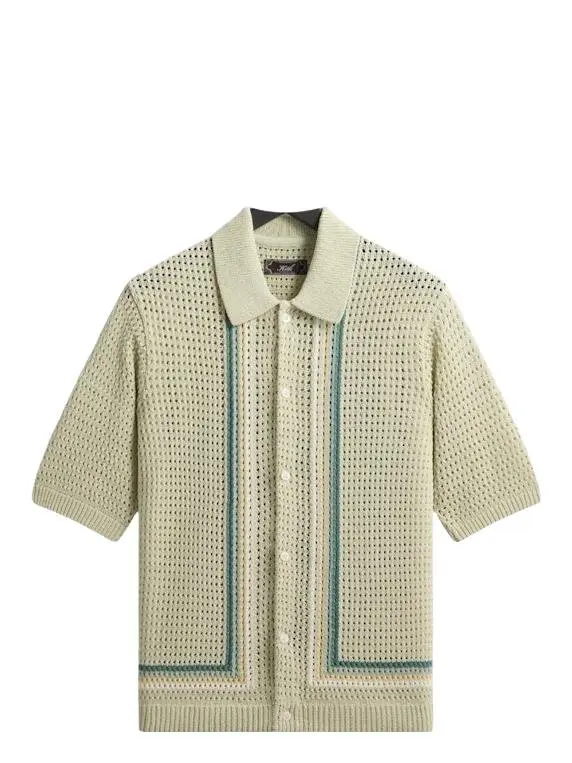 Kith Thompson Crochet Buttondown Shirt - Fresh