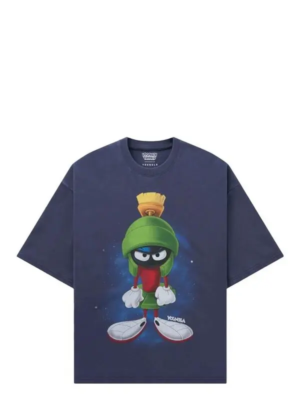 YOUNGLA X Looney Tunes Character Tee Shirt - Marvin