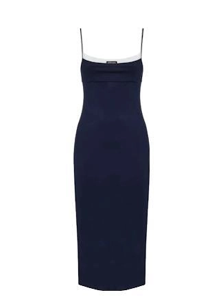 Miu Miu Jersey Stretch Dress - Blue