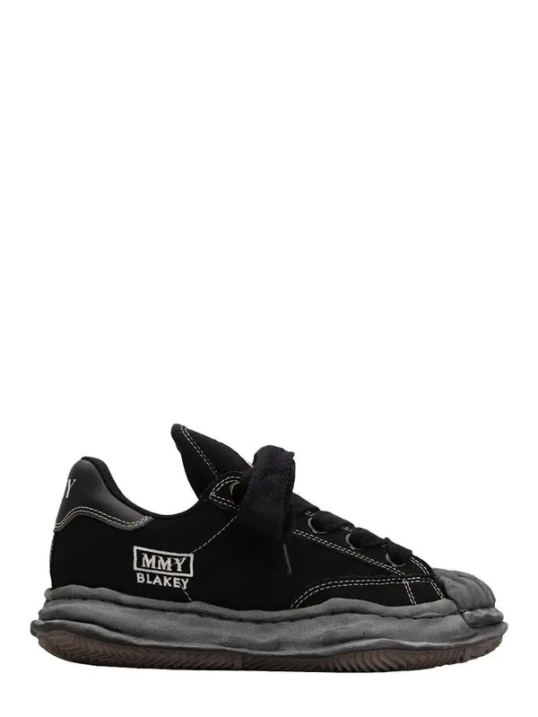 Mihara Yasuhiro Blakey Puffer Canvas Low Top Sneakers - Black