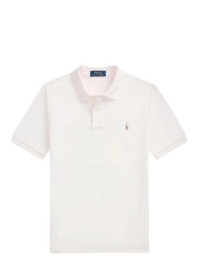 Polo Ralph Lauren Short Sleeve Cotton Interlock Knit Polo - White
